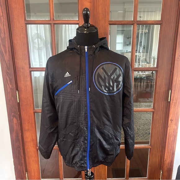 adidas | Jackets & Coats | Adidas New York Kickers Track Jacket Black ...